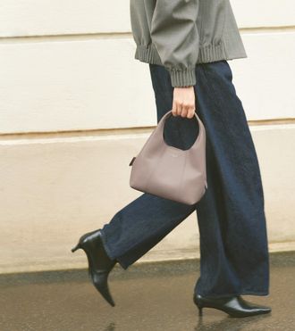 Le Tanneur Petit sac &agrave; main Juliette en cuir grain&eacute;