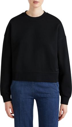 Benetton Damen Maglia G/C M/L 3unid109a Sweatshirt ohne Kapuze, Schwarz, M