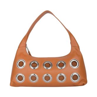 N&uacute;noo Large Dandy Eyelet Soft - Femme - Sacs - Orange - Taille: ONE Size
