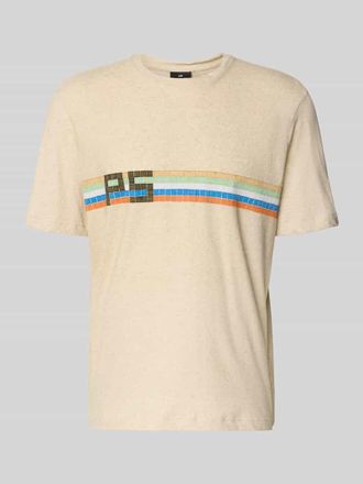Paul Smith Regular Fit T-Shirt mit Leinen-Anteil