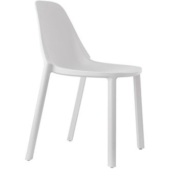 SCAB Design Scab Design - Chaise design, Chaise piu interieur et exterieur Blanc en Plastique