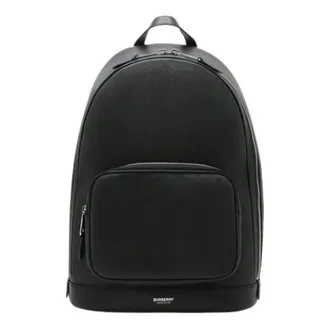 Burberry Sac &agrave; dos en cuir doccasion - unisex - Pre-owned - Noir - Taille: ONE Size