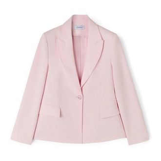 Motivi Crepe-Stoff Einreiher-Sakko - - Jackets - Damen - Rosa - L