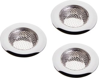 NUOBESTY 3stücke Bodenablauf Filter Für Waschbecken Abflusssieb Edelstahl Abdeckung Für Küche Badewannenstöpsel Badezimmerstopper Bad Ablauf Stecker Mit Gute A