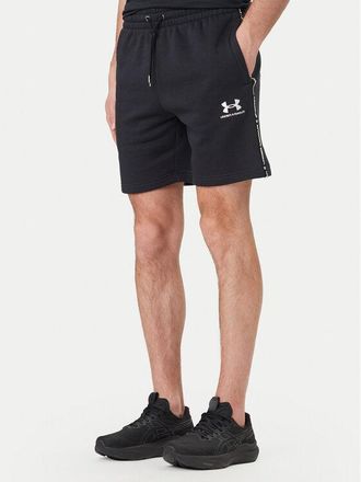 Under Armour Sportshorts UA Icon Fleece Taping 1390299 Schwarz Regular Fit