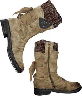 Lazzboy Bottines Femmes Talon Boots Femme Pieds Sensibles Cuir Lacet Chaussures Impermeable Securite Rangers Bottes Confortable Automne Pour Pieds Larges Chel