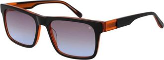 Scotch & Soda Homme, Accessoires, Noir, Taille: ONE Size Lunettes de soleil carr&eacute;es en ac&eacute;tate avec verres d&eacute;grad&eacute;s