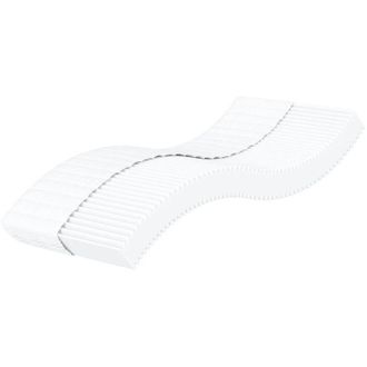 vidaXL Schaumstoffmatratze Wei&szlig; 90x210 cm H&auml;rtegrad H2 H3 vidaXL