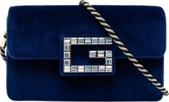 Gucci Pre-owned Broadway Umh&auml;ngetasche - - Pre-owned - Damen - Blau - ONE SIZE