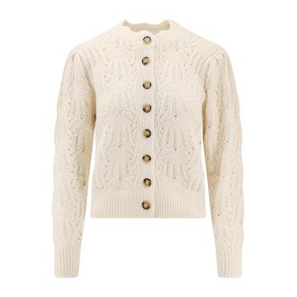 Isabel Marant Beiger Pullover mit Knopfverschluss - - Knitwear - Damen - Beige - M