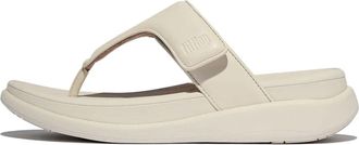 FitFlop Womens F-Mode Go Adjustable Flatform Toe-Post Sandals, beige, 42 EU