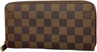 Louis Vuitton unisex, Pre-owned, Brun, Taille: ONE Size Portefeuille en tissu Pre-owned