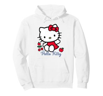 Hello Kitty Cherry Bow Sweet Cute Friends XOXO Pose Classic Pullover Hoodie