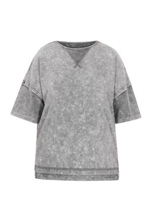 Mymo T-Shirt in &Uuml;bergr&ouml;&szlig;e Frauen hellgrau