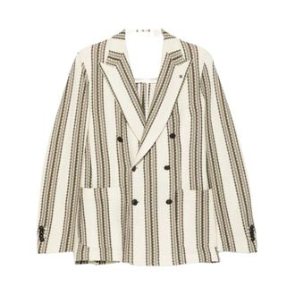 Tagliatore Homme, Costumes, Multicolore, Taille: M Blazer &agrave; double boutonnage &agrave; revers pointus ray&eacute;