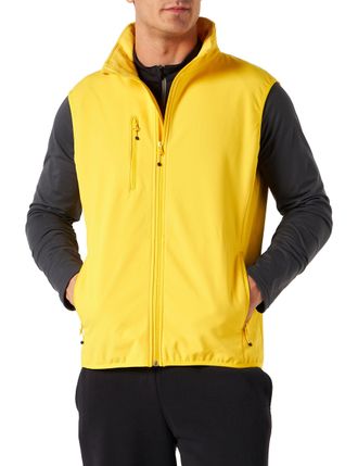 Clique CliQue Herren Softshell Outdoor-Weste, gelb, XS
