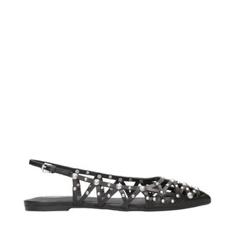 Ash Nieten Leder Cut-Out Spitzschuh Schuhe - - Shoes - Damen - Schwarzk - 37 EU