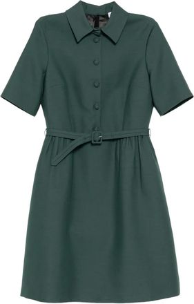 Dice Kayek robe en laine &agrave; coupe mi-longue - Vert