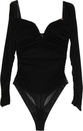 Elisabetta Franchi Femme, Tops, Noir, Taille: 40 FR Body