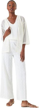 Garcia Garcia Womens Knit Cardigan Sweater, Ecru, L