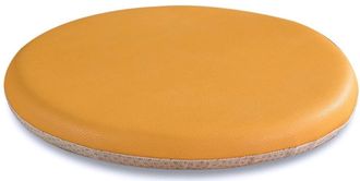 Generic 1/2er Set Runde Leder Stuhlkissen/hockerkissen Sitzkissen Aus Memory-Schaum,Runde Stuhlkissen Abnehmbare Stuhlpolster Rutschfestes Sitzkissen for Zu H