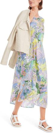 Marc Cain Sommerkleid Sky Colours Premium Damenmode Gemustertes Kleid Rethink Together