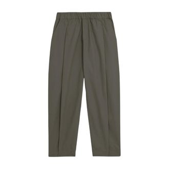 A Paper Kid Homme, Pantalons, Vert, Taille: M Pantalon en popeline