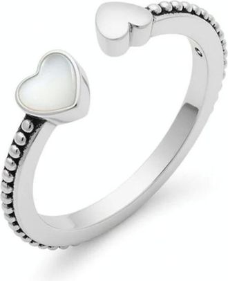 Pandora Femme, Accessoires, Gris, Taille: 56 MM Bague Coeurs dAmour