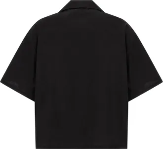Balenciaga Mens Black Cotton Blouse