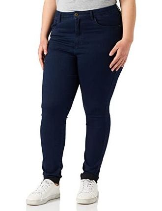 Only Carmakoma NOS Caraugusta Hw Skinny Jeans BB Dbd Noos, Bleu (Dark Blue Denim Dark Blue Denim), 46/L30 (Taille Fabricant: 46) Femme