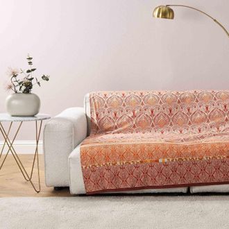 Bassetti Nairobi Granfoulard-Tuch aus 100% Baumwolle in der Farbe ROT R1 Ma&szlig;e: 350x270 cm - 9332331