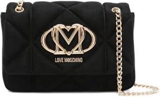 Love Moschino SAC EMBOSSED VELOUR PL NOIR, Noir, Taille unique