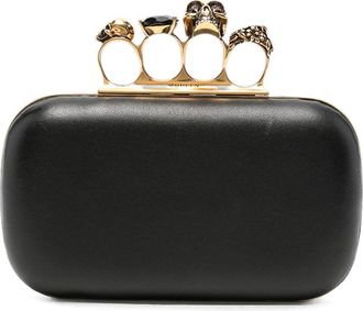 Alexander McQueen Schultertasche - Schwarz