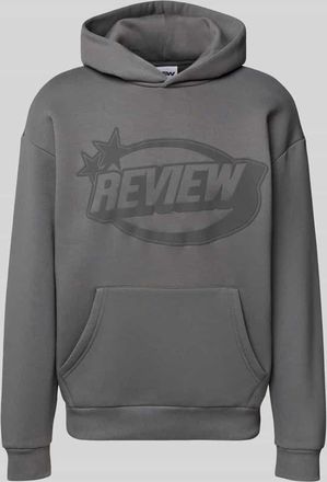 Review Hoodie mit Kapuze und Känguru-Tasche