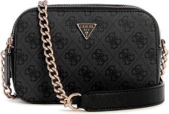 Guess Damen Noelle Ii Crossbody Kamera Umh&auml;ngetasche, Kohle-Logo