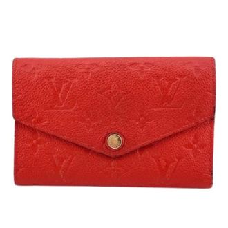 Louis Vuitton Pre-owned Portefeuille Curieuse Compact Wallet - Femme - Pre-owned - Rouge - Taille: ONE Size
