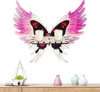 Generic Schmetterlingsfl&uuml;gel Eckregal - Schmetterling, Sch&ouml;ne Fl&uuml;geldisplay, Eckst&auml;nder Dekorieren | Schmetterlingswandaufbewahrung f&uuml;r Zimmer Wohnungen B&uuml;ros