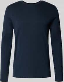 Mc Neal Longsleeve mit geripptem Rundhalsausschnitt