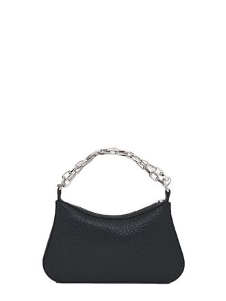 Alexander McQueen Womens Mini T-Buckle Clutch Bag Black Main: Calf Skin Handbags Hand