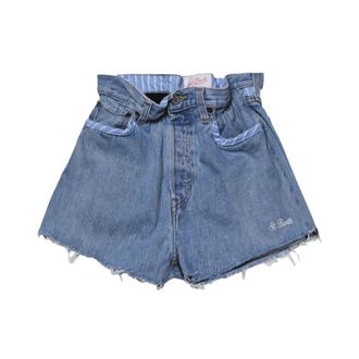MC2 Saint Barth Femme, Shorts, Bleu, Taille: 40/42 FR Denim Shorts