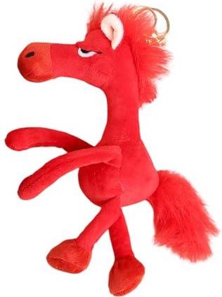 Generico Keychain Funny Horse - Porte-cl&eacute;s en peluche souple pour lann&eacute;e 2026 | Breloque l&eacute;g&egrave;re pour la famille, les amis | Sac &agrave; main, sac &agrave; main, sac &agrave; dos, 