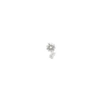 Self Portrait Kristall-Blumen-Brosche - - Accessories - Damen - Grau - ONE SIZE