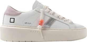 D.A.T.E. D.a.t.e., Femme, Chaussures, Beige, Taille: 37 EU Hill Low Platform Baskets