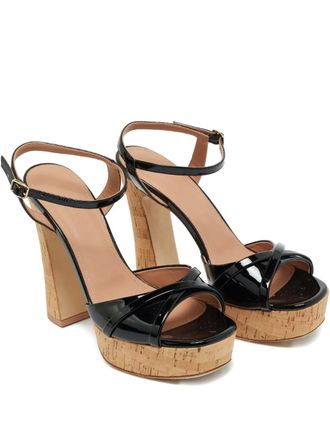 Malone Souliers Keaton Sandalen mit Kn&ouml;chelriemen - Schwarz