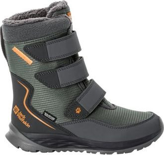 Jack Wolfskin Boots Polaires Texapore High Vc K, Bottes dhiver Mixte, Vert Ardoise, 36 EU