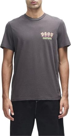 Deus Homme, Tops, Gris, Taille: L Fancy Pansy Tee
