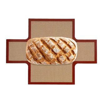 Generic Silikon Brotformfutter - Wiederverwendbare Backmatte mit Antihaftbeschichtung | Sauerteig Backmatte f&uuml;r Kekse Backwaren Kuchen Pizzas Kuchen Sauerteig