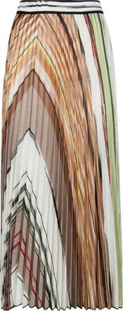 Missoni Femme, Jupes, Multicolore, Taille: 36 FR Jupe Midi Pliss&eacute;e