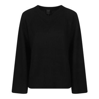 Pinko Valencia V-Ausschnitt Pullover - - Knitwear - Damen - Schwarzk - XS