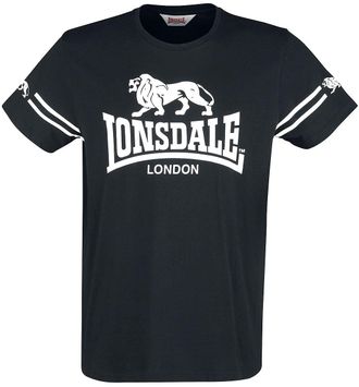 Lonsdale London Aldeburgh Männer T-Shirt schwarz XXL 100% Baumwolle Basics, Casual Wear, Streetwear